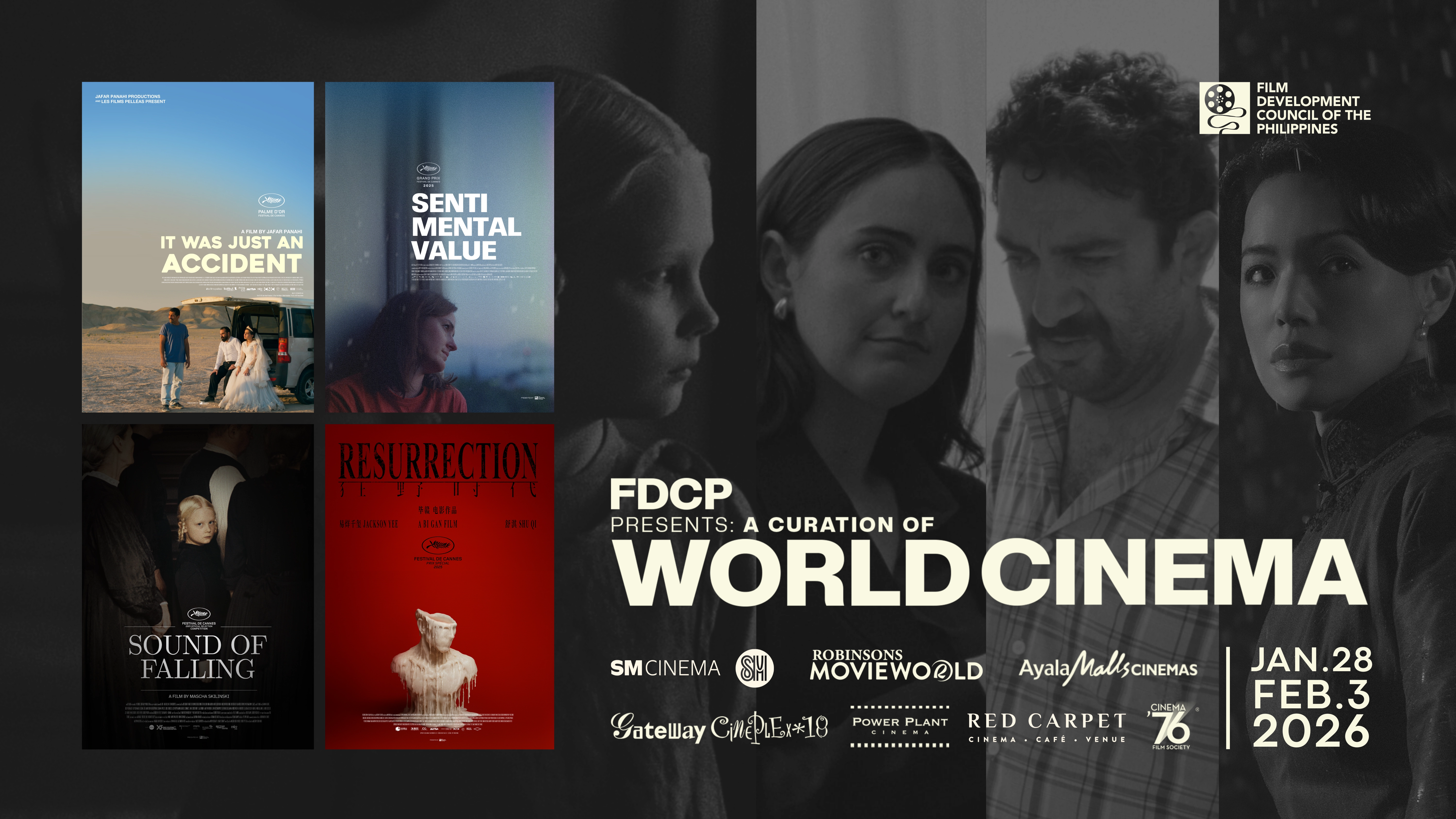 FDCP PRESENTS: A CURATION OF WORLD CINEMA RETURNS TO SELECT PHILIPPINE ...